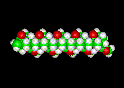 Plexiglass --Methylmethacrylate-- Molecular Structure